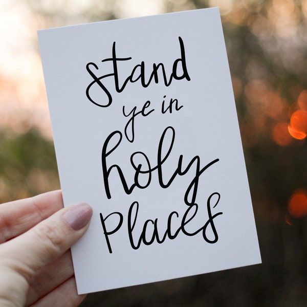 Stand Ye - Etsy