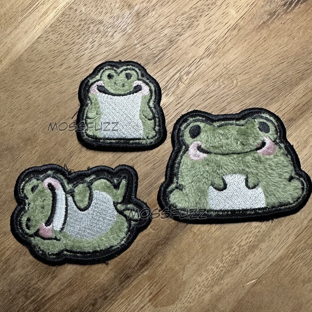 Fuzz Frogs Patch (sew On) - Etsy