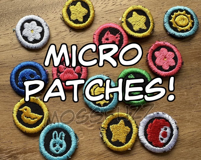Micro Patches (sew On) - Etsy