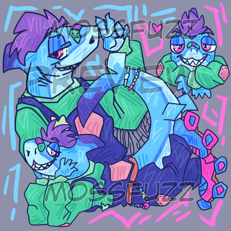 Shark Fursona - Etsy