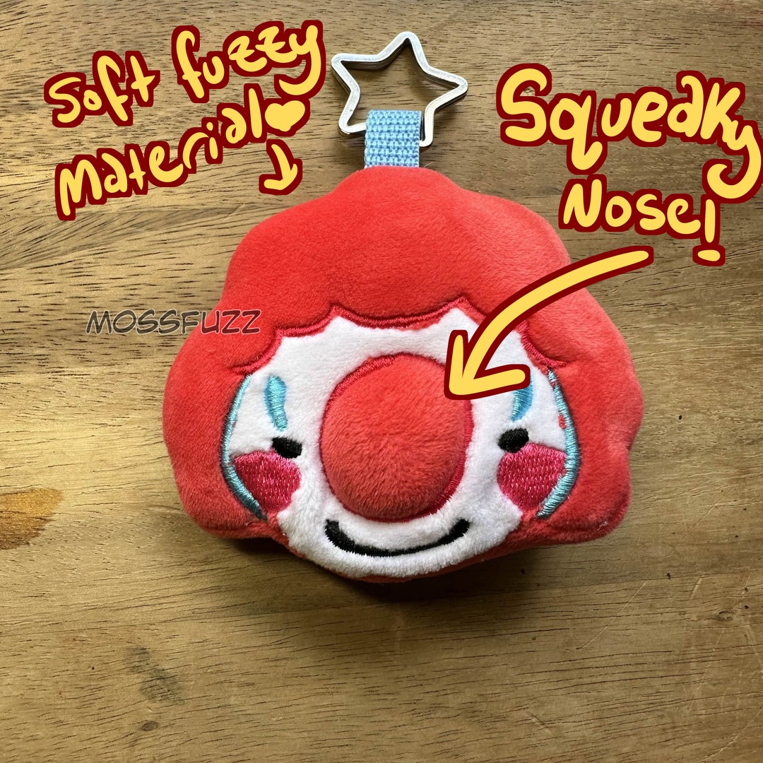 Squeaky the Clown Keychain! - Etsy