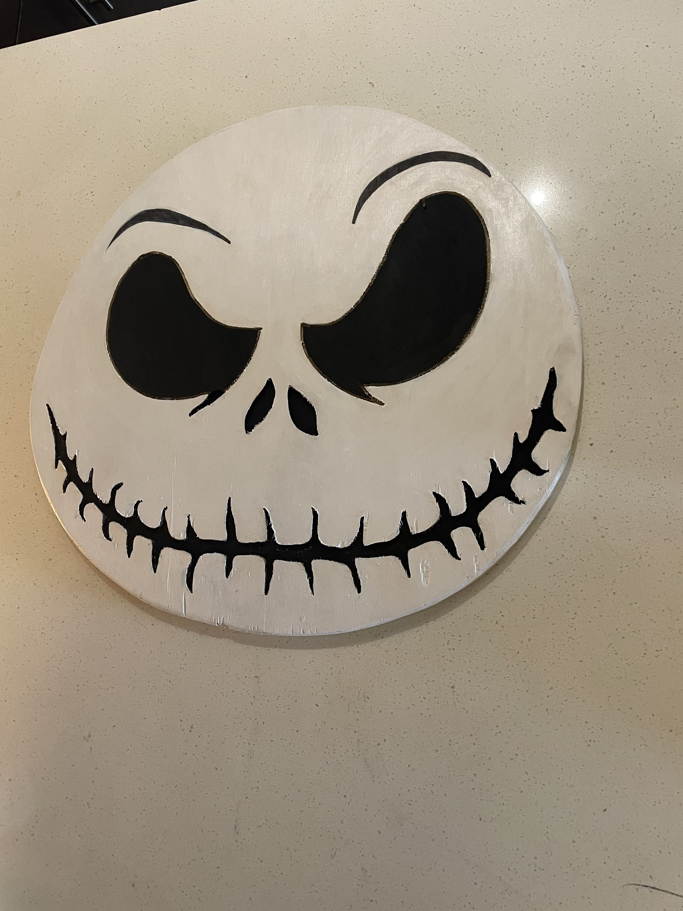 Custom Jack Skellington Skull Face Wall Decor Nightmare Before ...