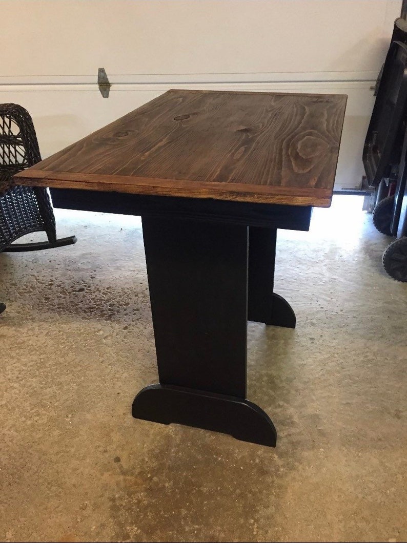 Country Farmhouse Antique Primitive Rustic White Wash Kitchen Dining ...