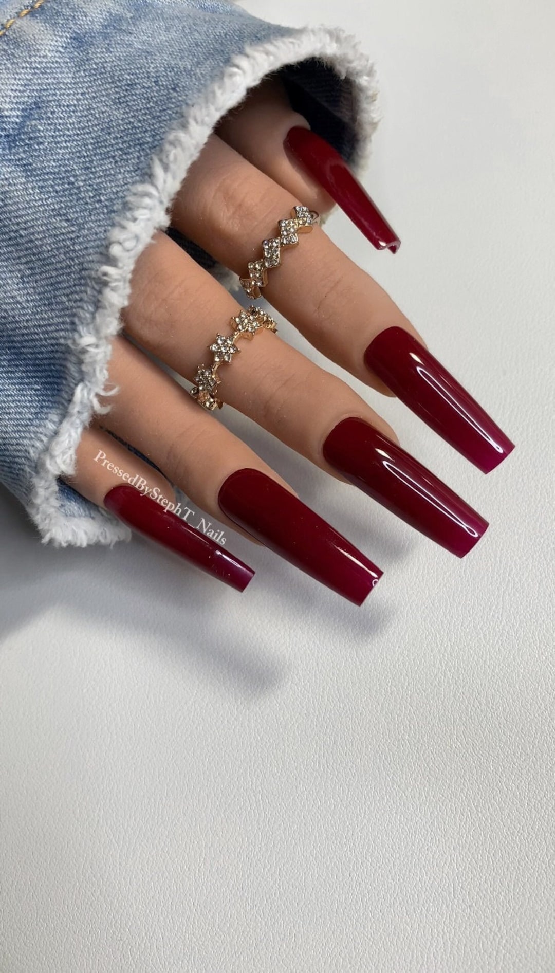 Merlot Luxury Nails Burgundy Nails Fall Nails Almond Oval Coffin Square ...