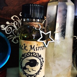 Black Mirror Oil,witchcraft,wicca,scrying - Etsy