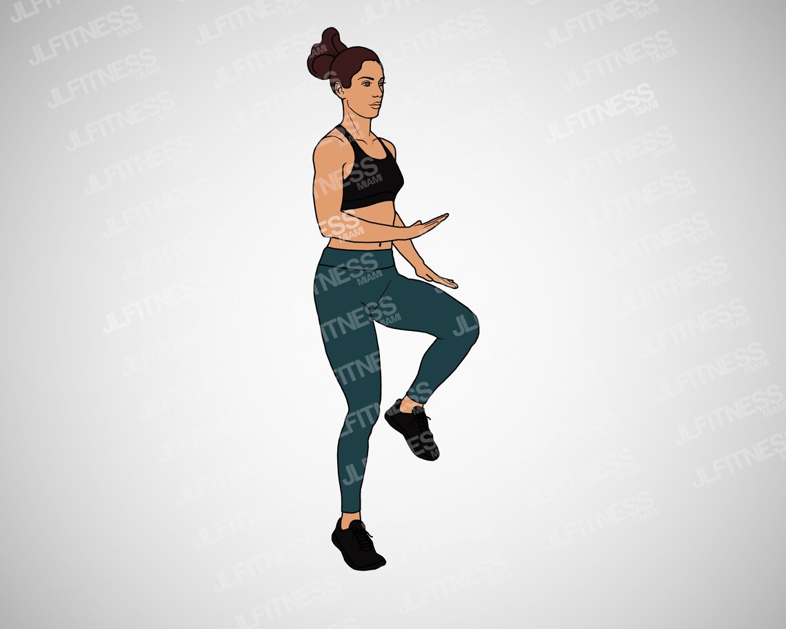 Fitness Woman Png. Exercise Clip Art Bundle. 24 Bodyweight Exercises - Etsy