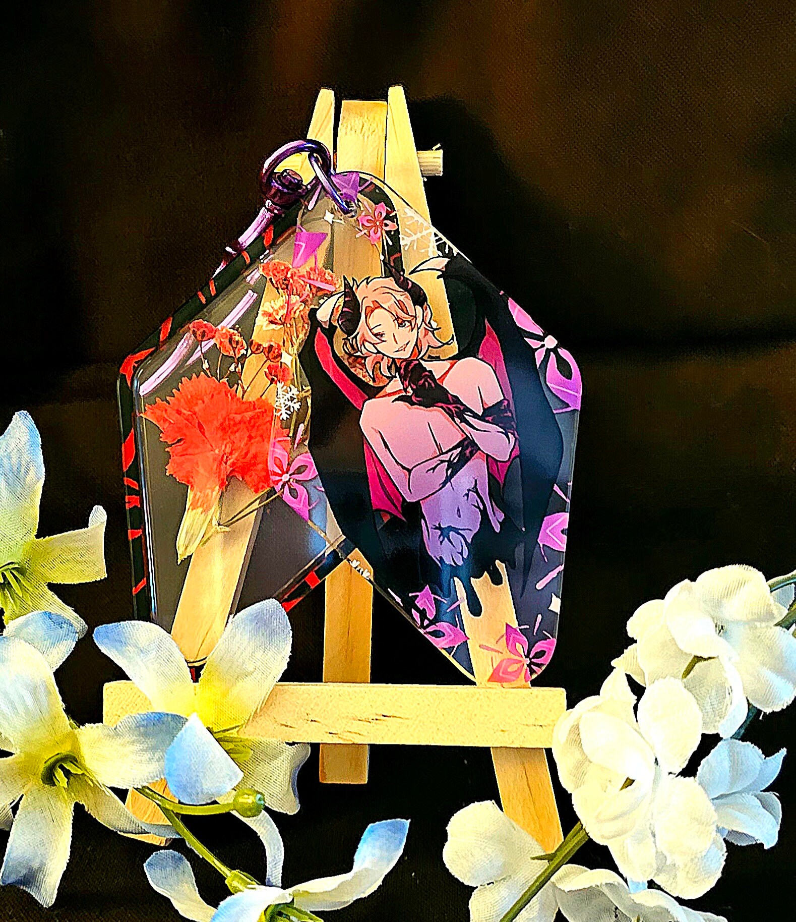 Dragon Albedo Dried Flower Charm LAST CHANCE - Etsy