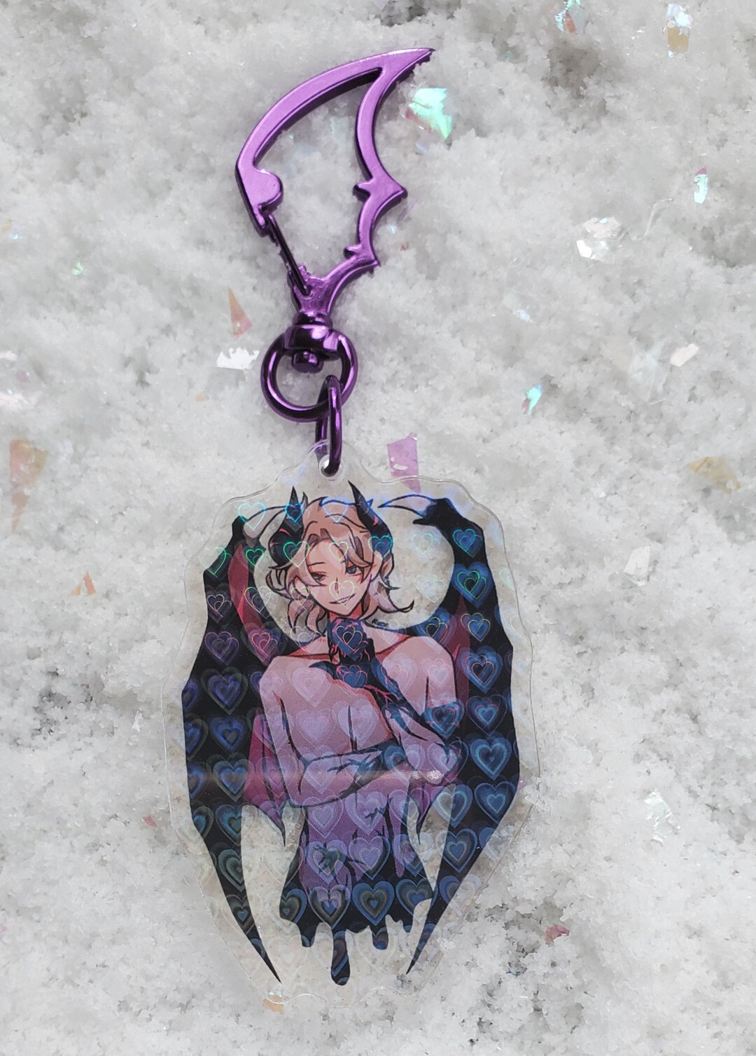 Dragon Albedo Holo Keychain *LAST CHANCE** - Etsy