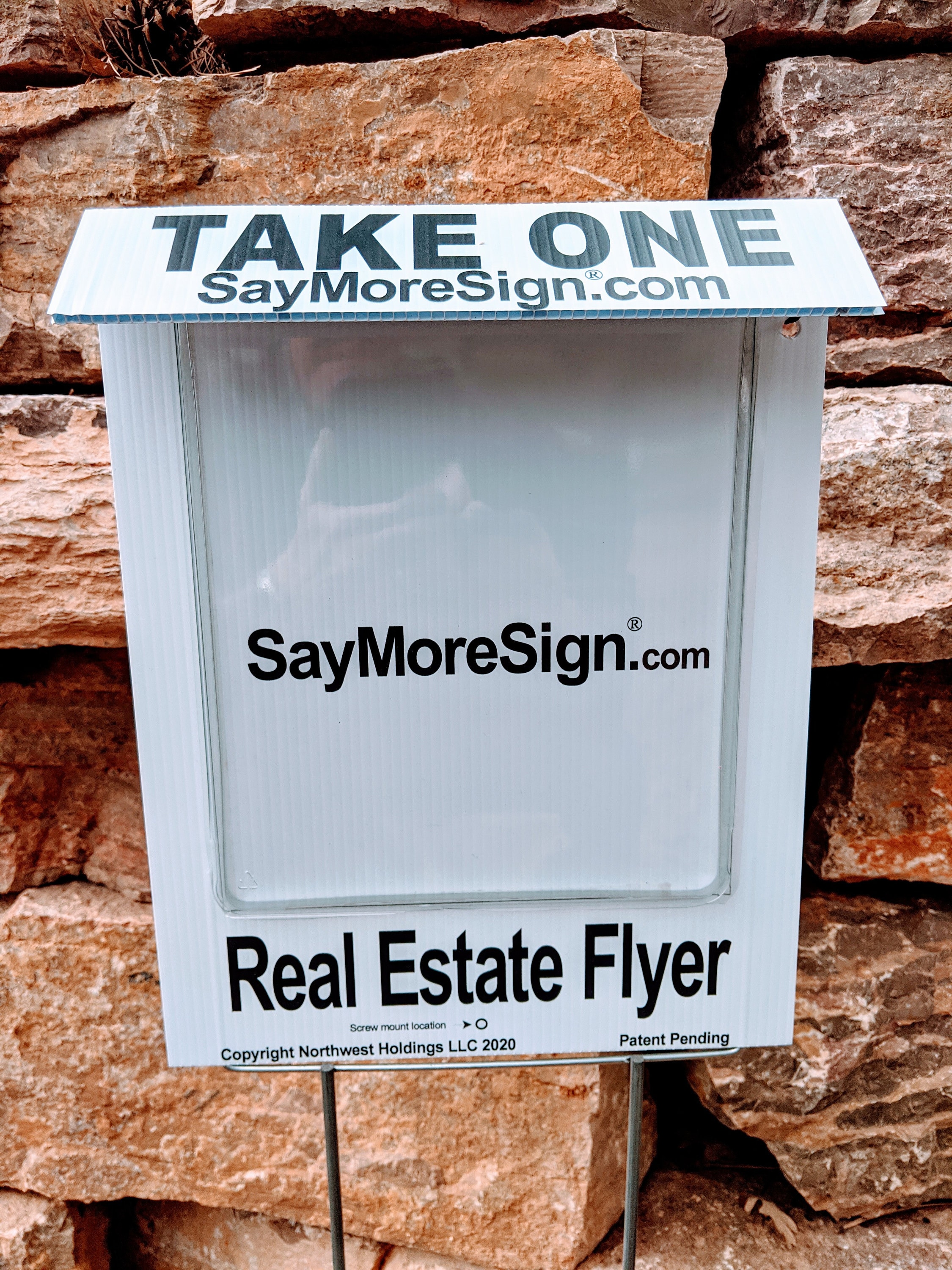 Brochure Box, Flyer Box, Brochure Box With Heavy Duty Foot Stake, - Etsy