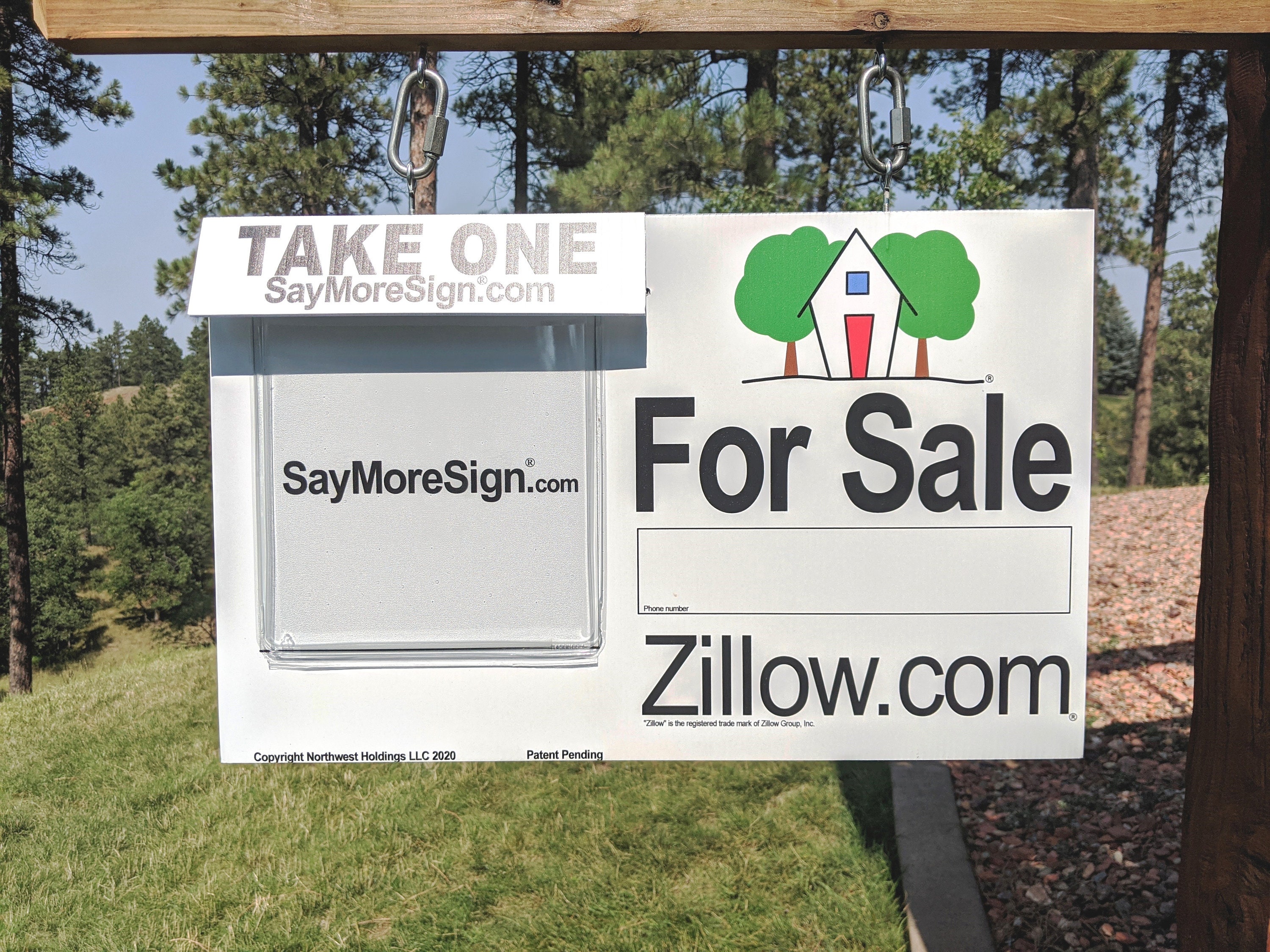 For Sale by Owner Sign With Brochure Box, Includes Heavy Duty Foot ...