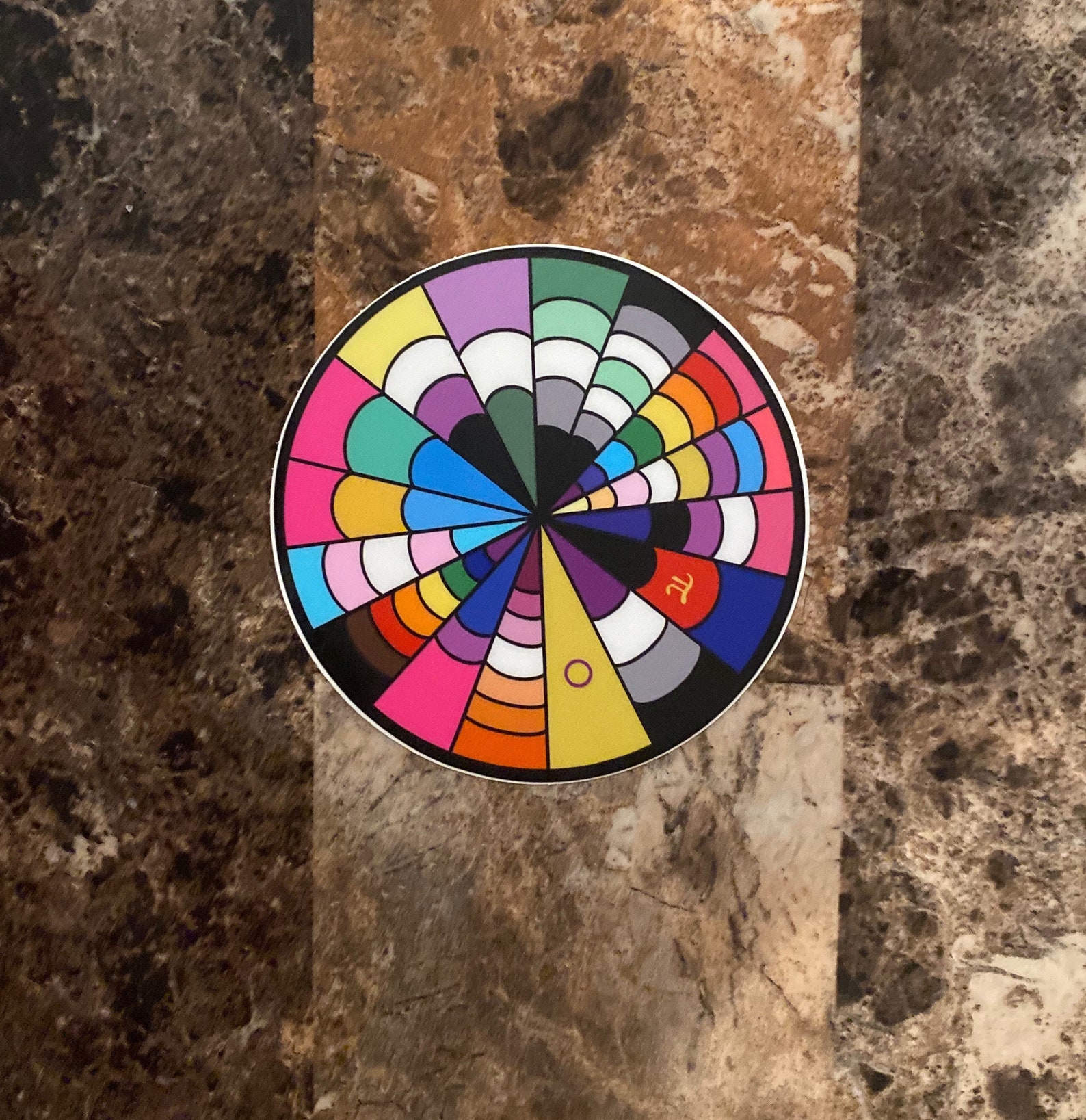 Pride Flag Pie Sticker Laptop Stickers Vinyl Stickers - Etsy