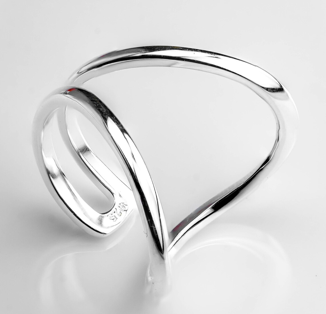 Sterling Silver Unique Open Band Ring Adjustable Ring Etsy sterling-silver-unique-open-band-ring-adjustable-ring-etsy