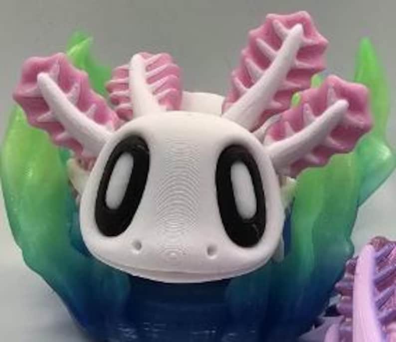 3D Printed- Blob Lab Axolotl Magnetic Feet- Fidget Toy - Etsy