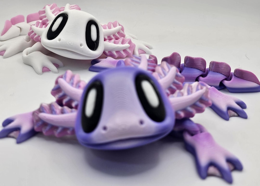 3D Printed- Blob Lab Axolotl Magnetic Feet- Fidget Toy - Etsy