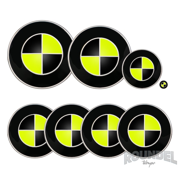 Neon Yellow Car Decals - Etsy