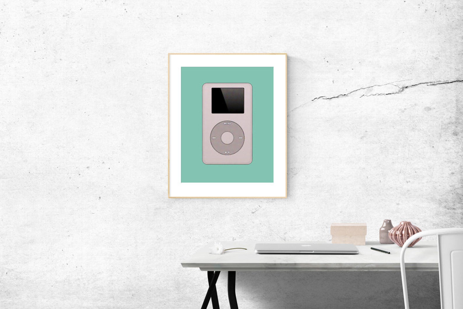 Ipod Classic Printable Retro Poster, Pop Art Print, Wall Art, Wall ...