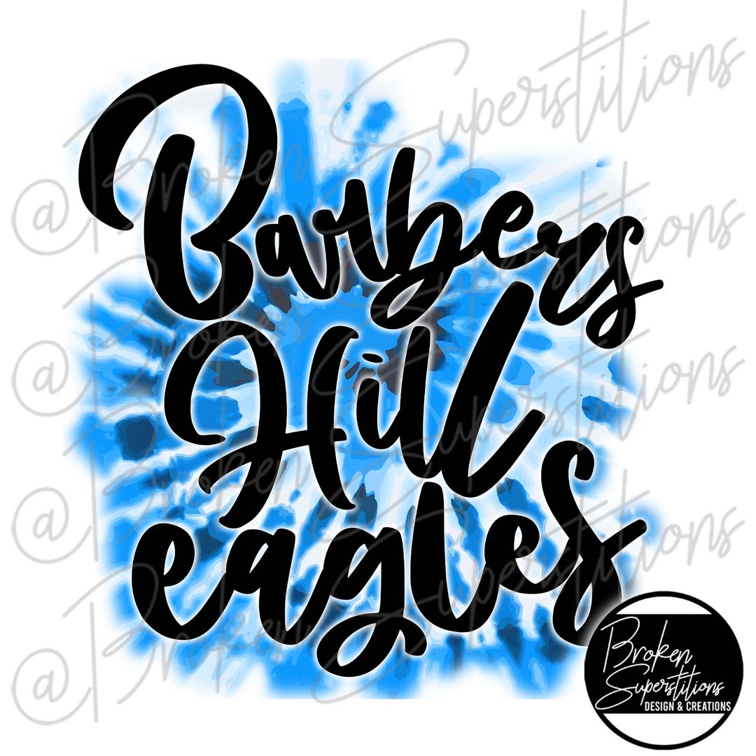 BH Eagles Tie Dye Fade | Barbers Hill Blue and White Eagles | School ...