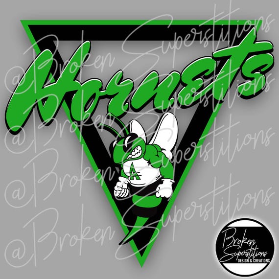Azle Hornets Logo AZLE Hornets Scatter Fabric | Spoonflower