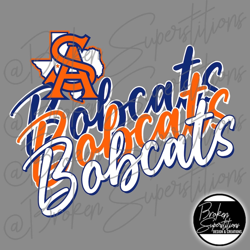 Bobcats Orange Bow - Etsy