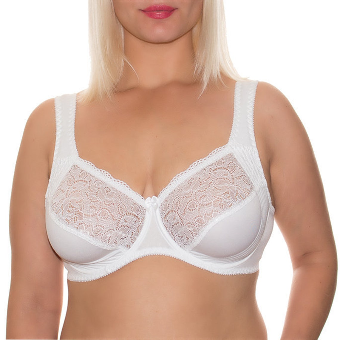 Full Coverage Underwire Bra Comfort Wide Straps Support Panels Etsy