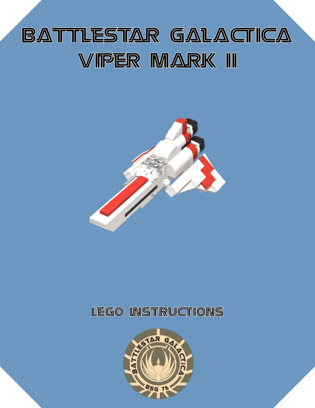 Battlestar Galactica Lego Viper Mark II Instructions - Etsy