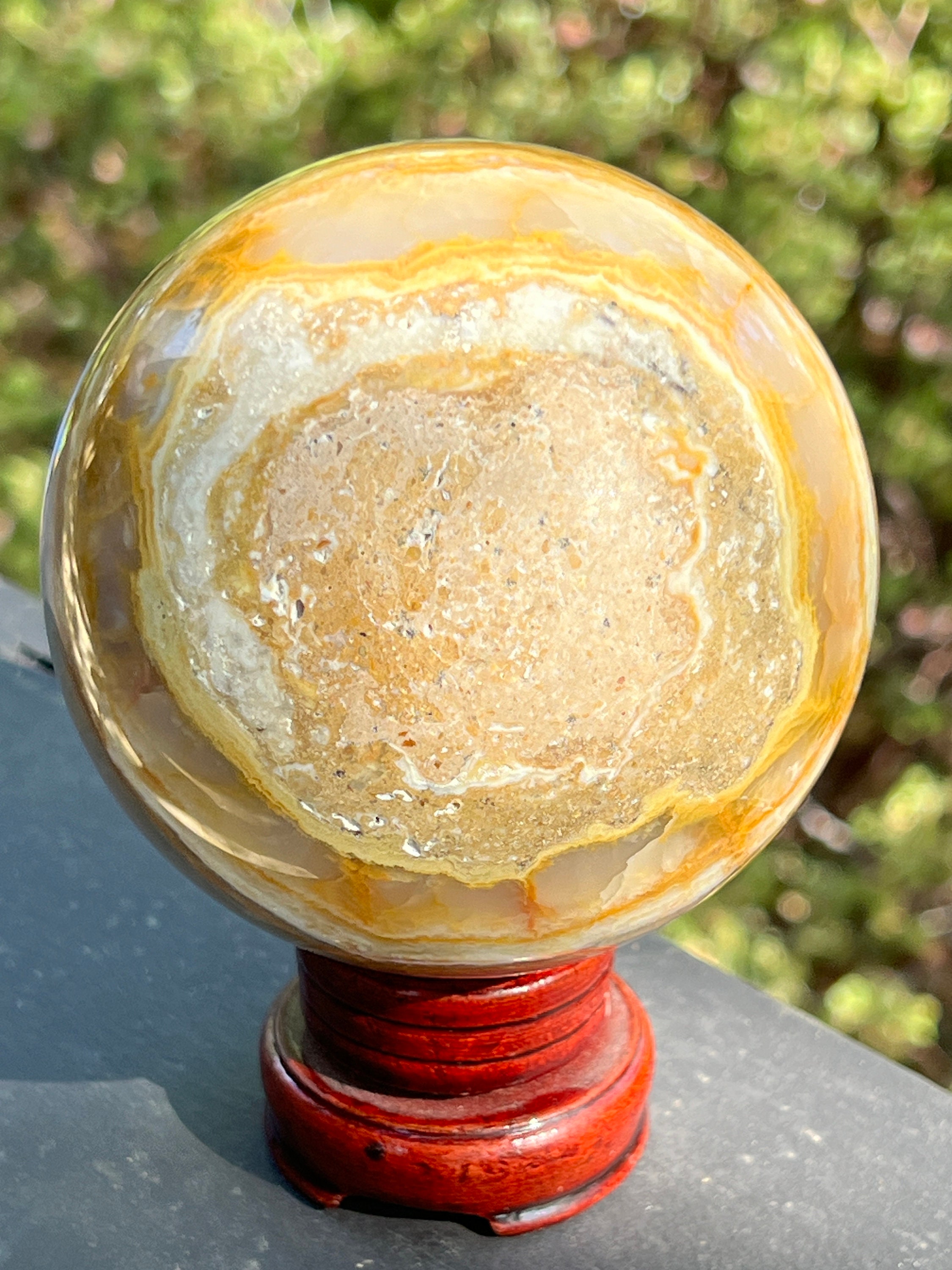 Calcite Onyx Travertine Sphere - Etsy
