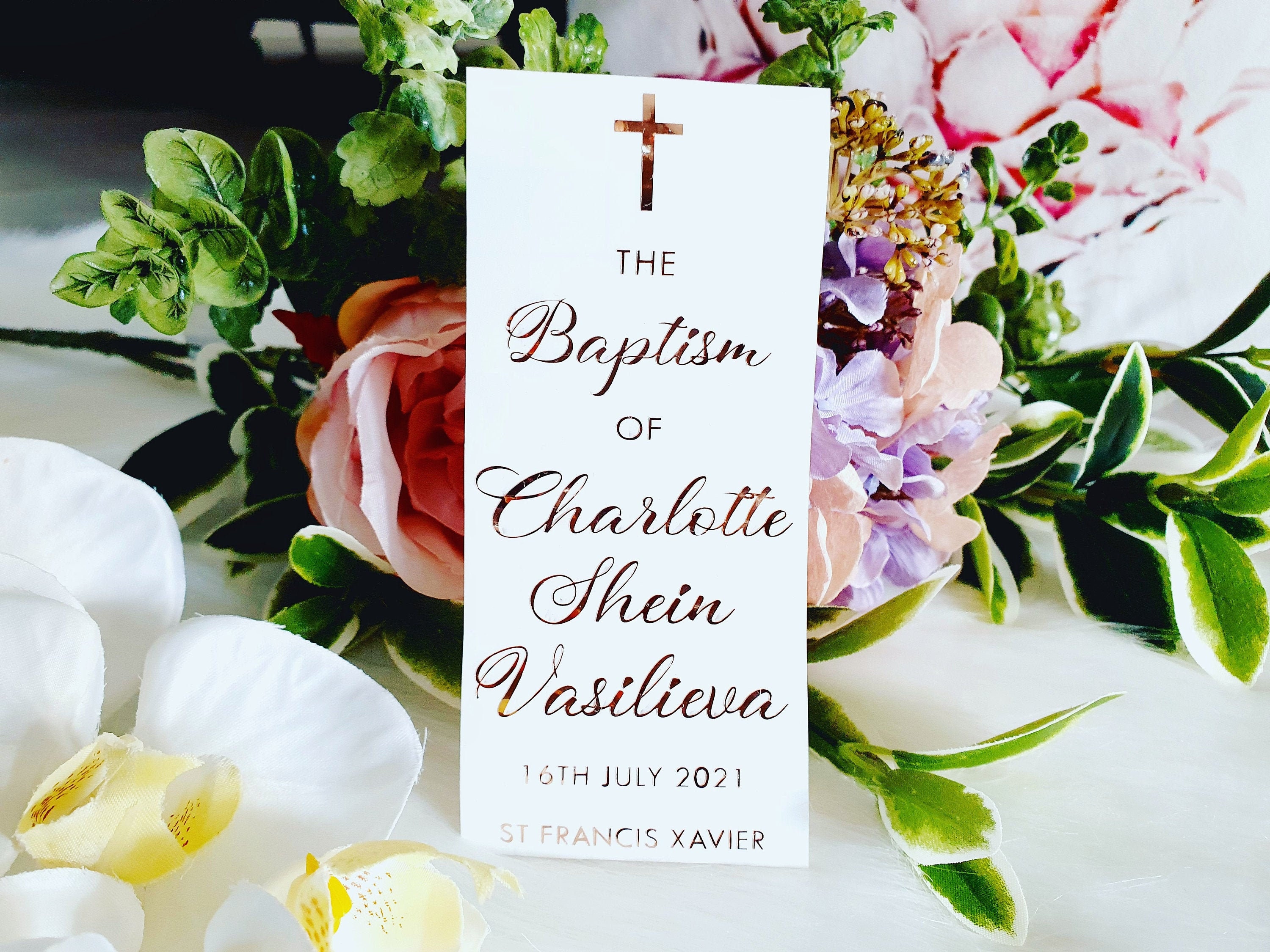 Christening Baptism Candle Decal | Custom Foil Vinyl Decal | Baby ...