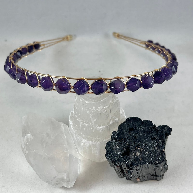 Amethyst Tiara - Etsy