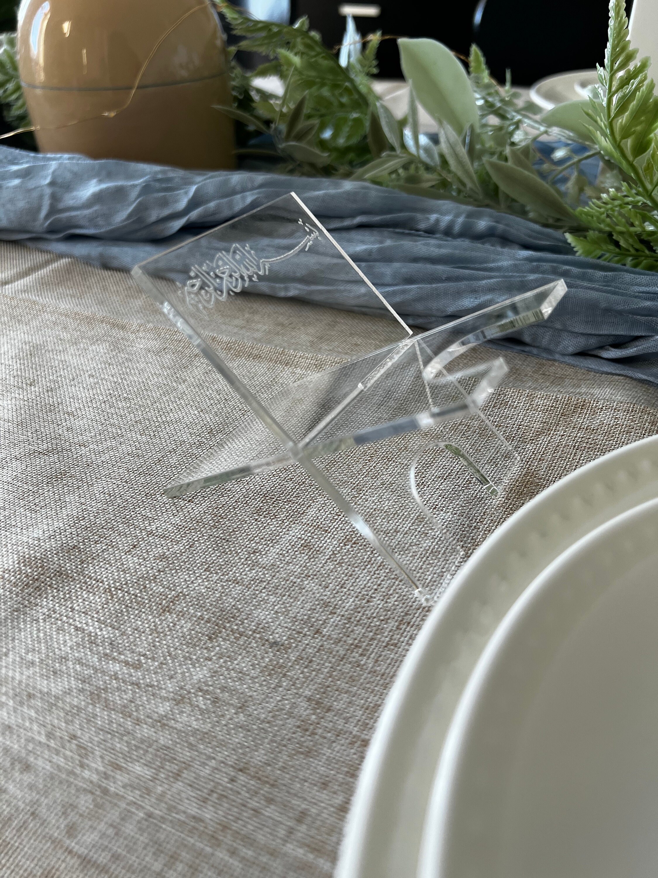 Mini Acrylic Book Holders Date Holder Ramadan Decor. - Etsy