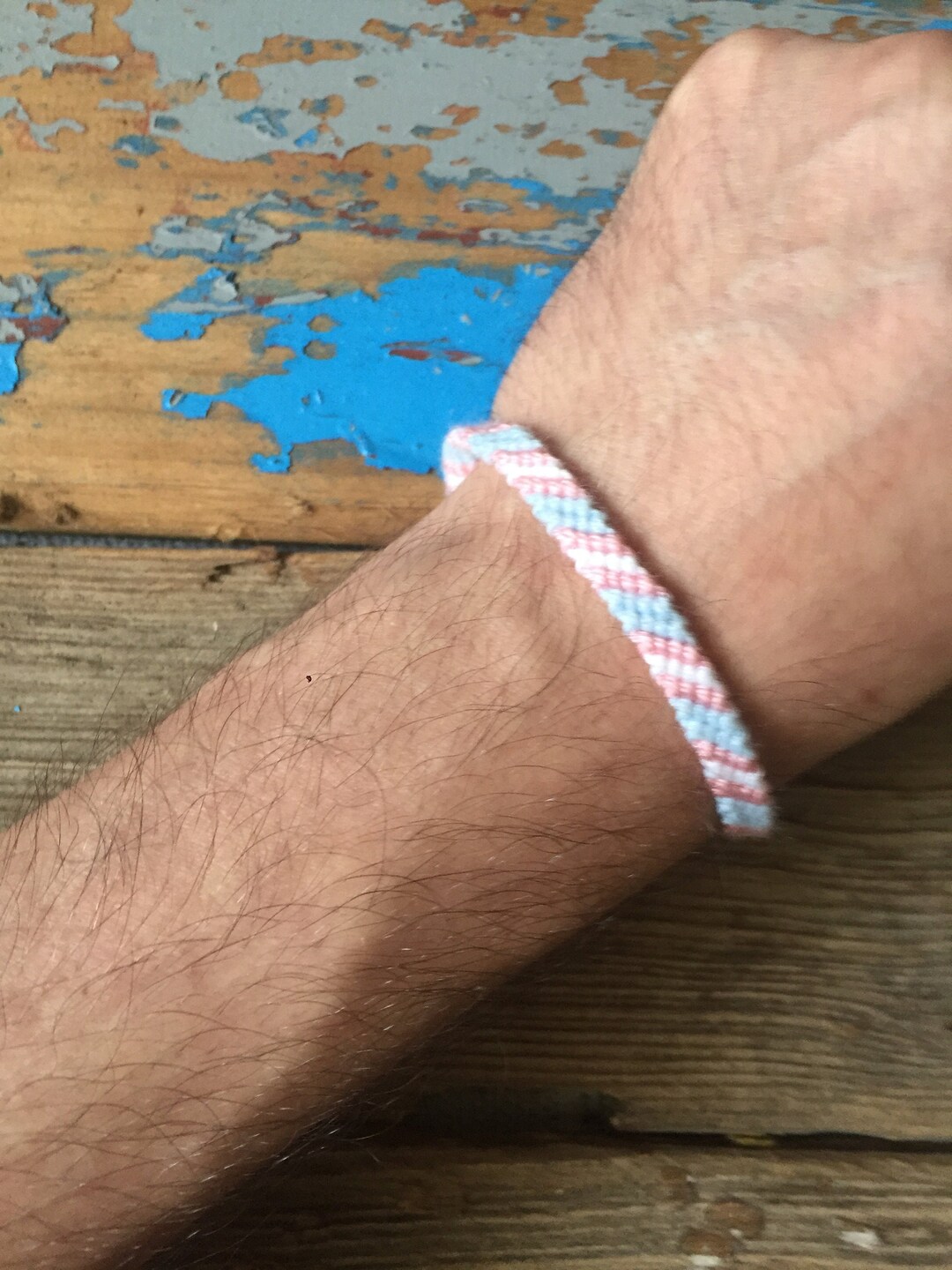 Transgender Pride Bracelet Transgender Macrame Bracelet - Etsy
