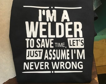 Welder shirt | Etsy