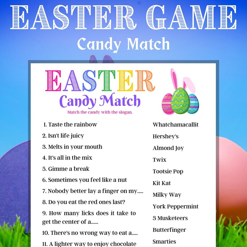Easter Games for Adults - Etsy
