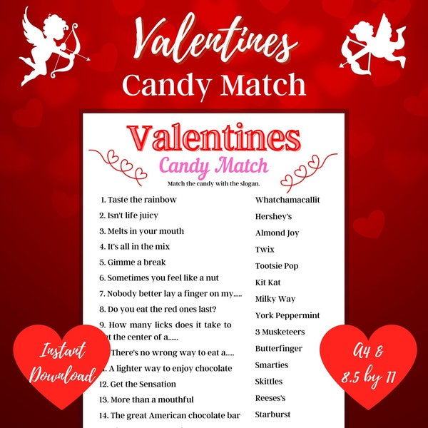 Candy Match Game - Etsy