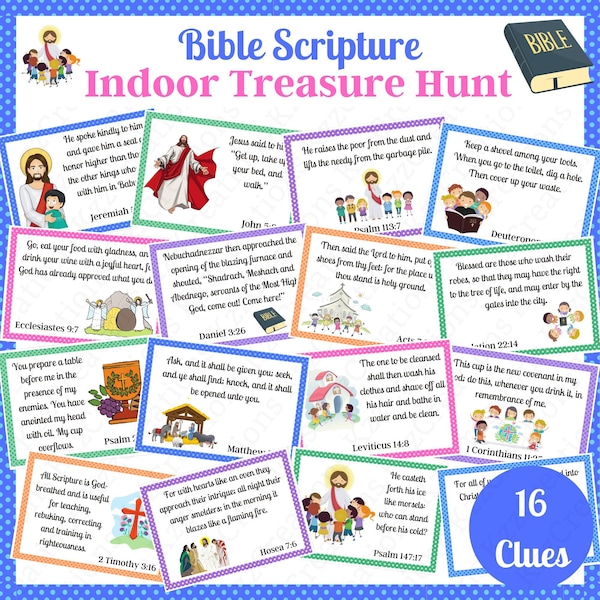 Printable Bible Scavenger Hunt