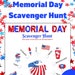 Memorial Day Scavenger Hunt, Printable Family Game, Game for Kids, Game ...
