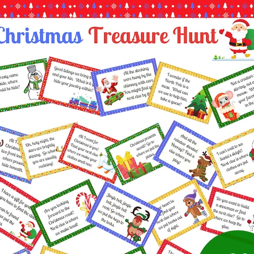 Christmas Scavenger Hunt for Kids Instant Download PDF - Etsy