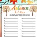 Autumn A-Z Race Game, Printable Activity for Adults and Kids, Fun Fall ...
