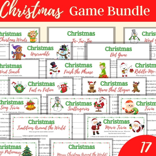 Christmas Party Game Show Virtual Family Feud Christmas Game | Etsy