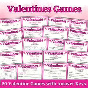 Valentines Day Party Games, Fun Family Party Games, Party Games, Kids ...