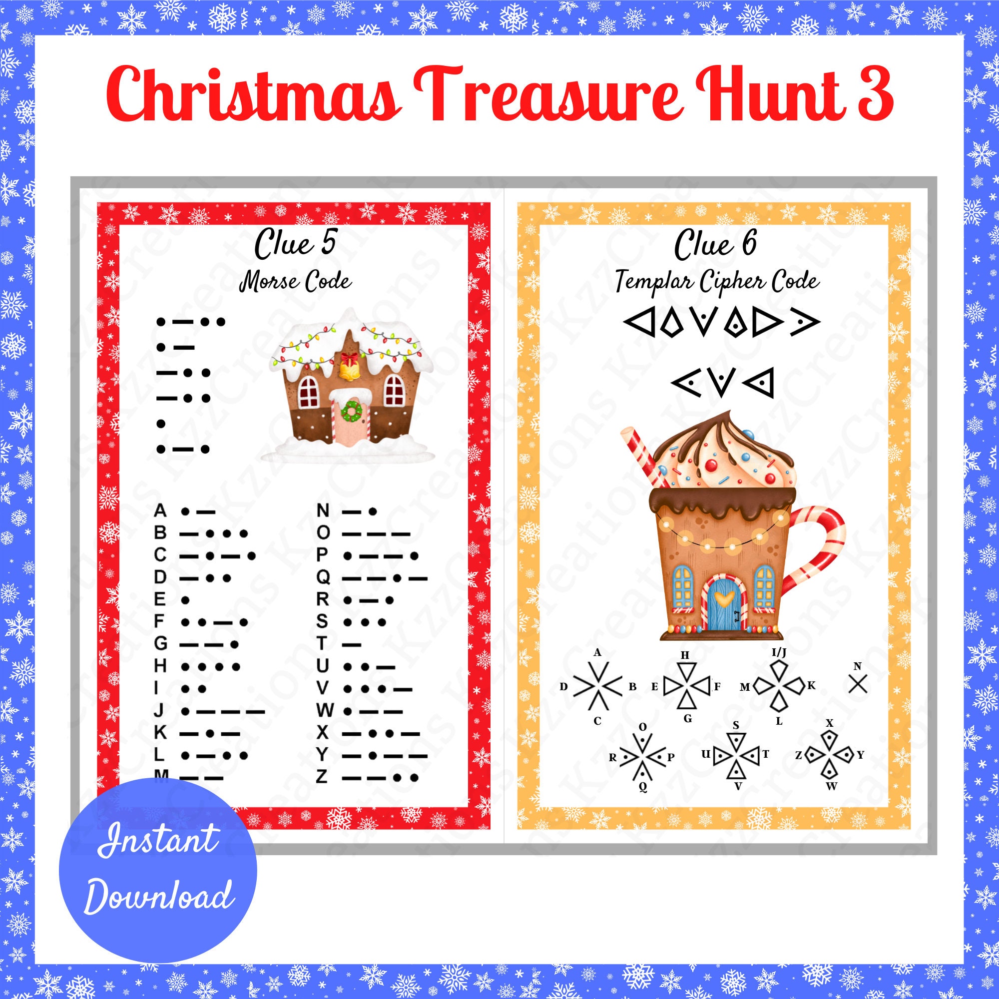 Outdoor Christmas Treasure Hunt Letter From Santa Outdoor - Etsy