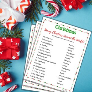 Christmas Trivia, Christmas Game, Merry Christmas Around the World ...