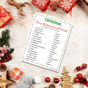 Christmas Trivia, Christmas Game, Merry Christmas Around the World ...