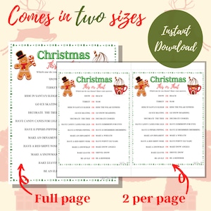 Christmas This or That Game, Printable Family Game, Activity for Kids ...