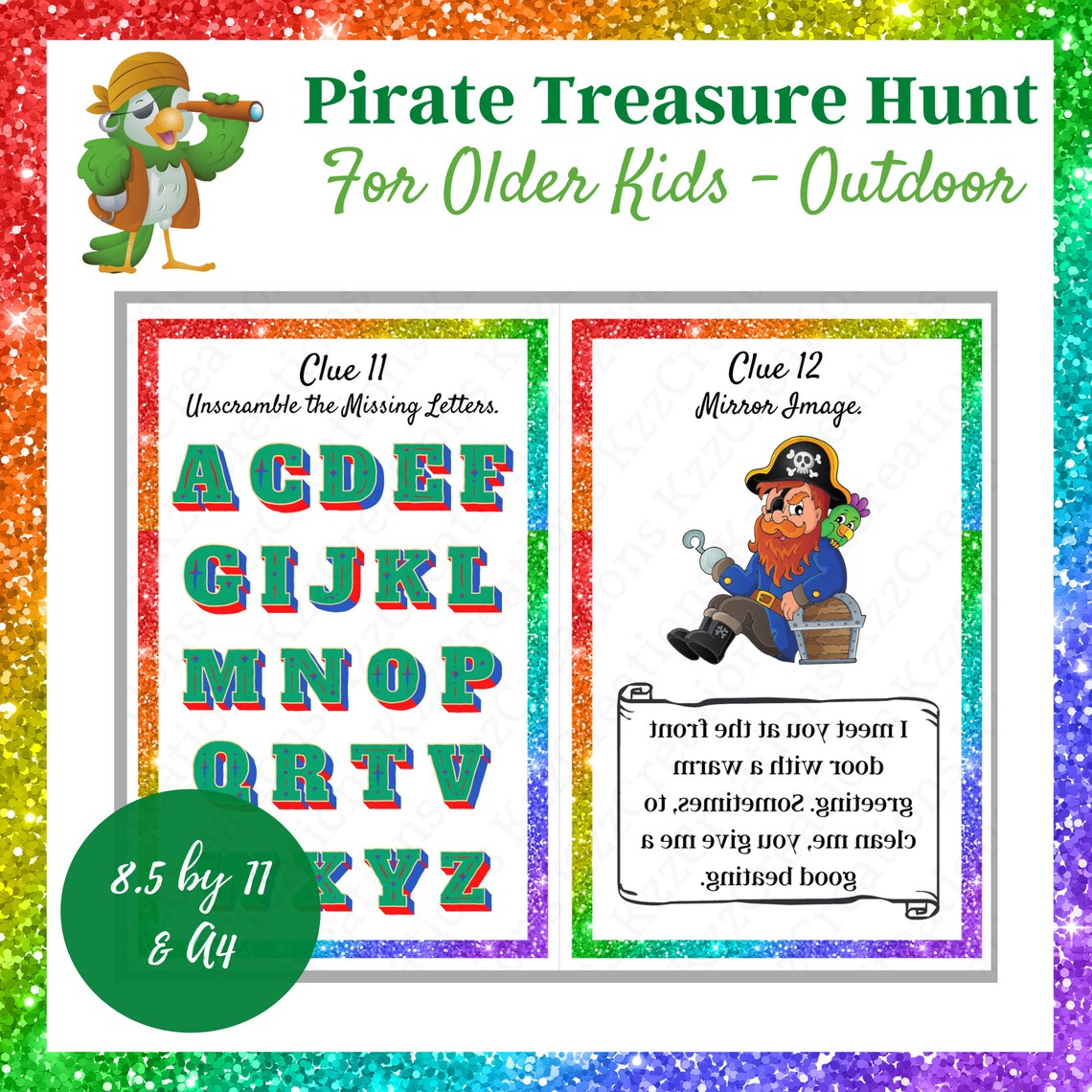 Pirate Scavenger Hunt Outdoor Treasure Hunt Game for Older - Etsy