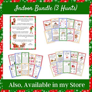 Outdoor Christmas Treasure Hunt, Letter From Santa (instant Download ...