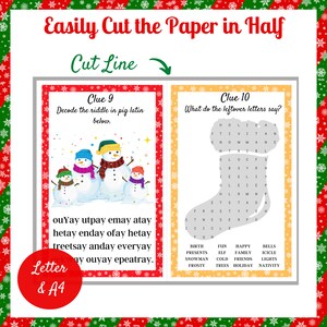Outdoor Christmas Treasure Hunts, Letter From Santa (instant Download ...