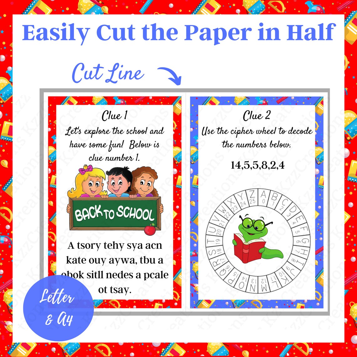 School Treasure Hunt Scavenger Hunt for Your Class Treasure - Etsy