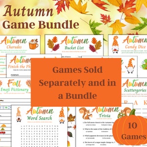 Autumn A-Z Race Game, Printable Activity for Adults and Kids, Fun Fall ...