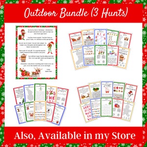 Christmas Scavenger Hunt, Letter From Santa, Treasure Hunt Clues ...