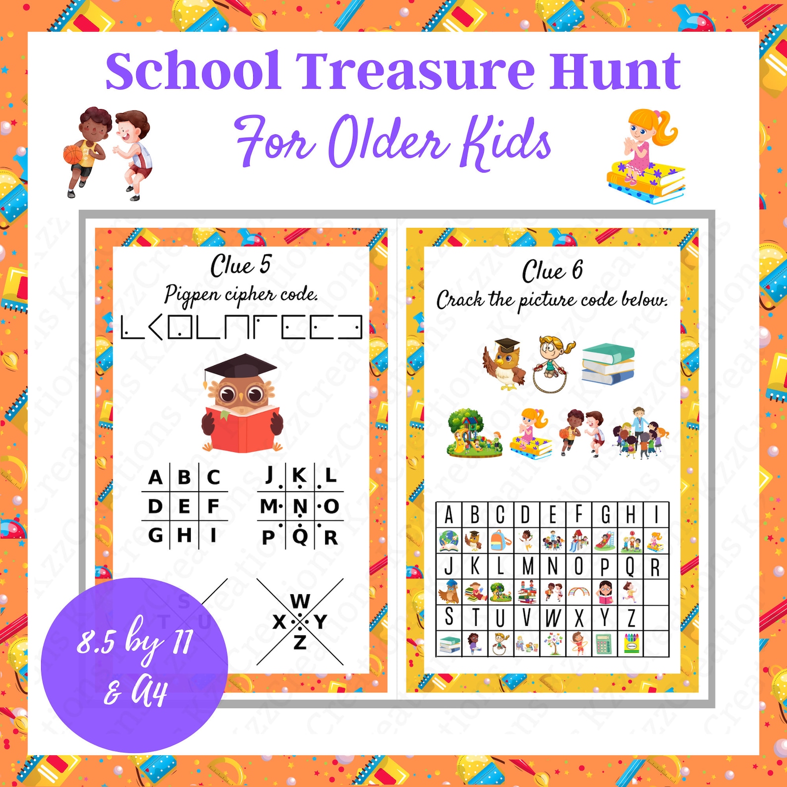 School Treasure Hunt, Scavenger Hunt for Your Class, Treasure Hunt ...